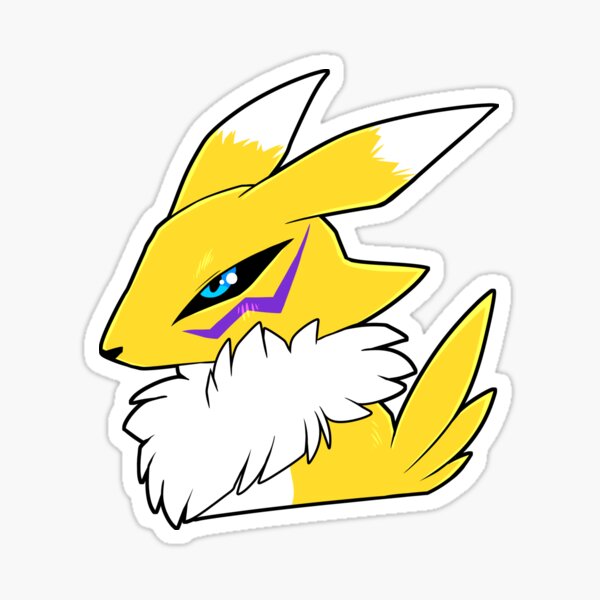 "Renamon" Sticker by Draikinator | Redbubble