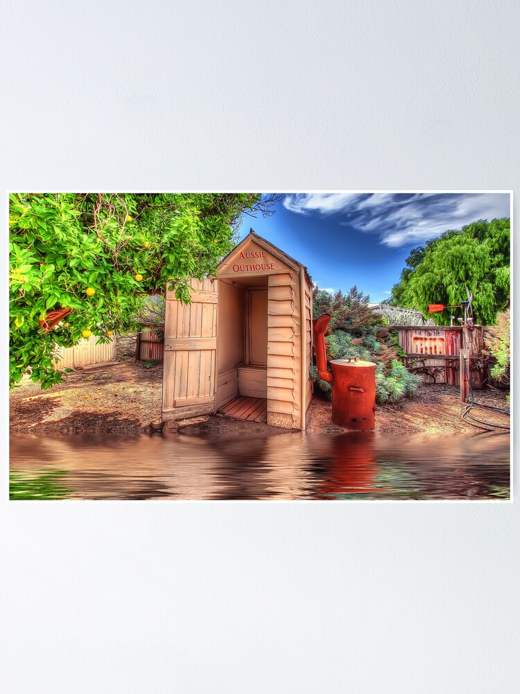 "Aussie Outhouse" Poster for Sale by ShannonRogers | Redbubble