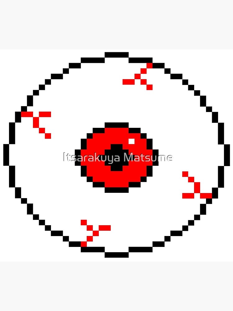 "PIXEL - Demon's eye" Art Print by itsarakuya | Redbubble