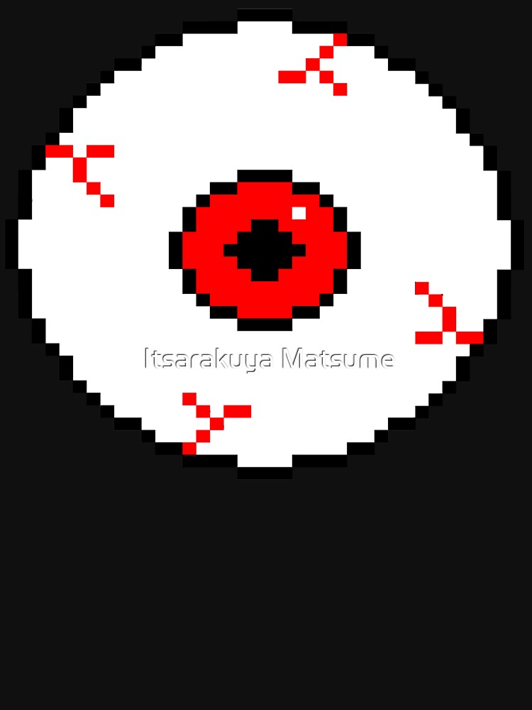 "PIXEL - Demon's eye" T-shirt by itsarakuya | Redbubble