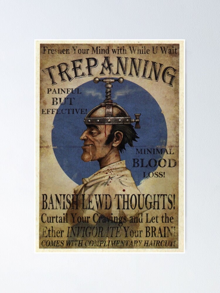 "Fable 3 Propaganda Poster - Trepanning" Poster for Sale by ...