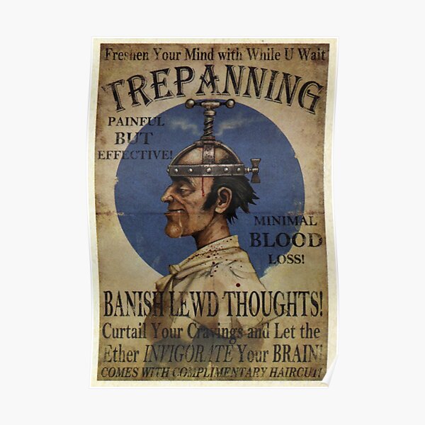 "Fable 3 Propaganda Poster - Trepanning" Poster for Sale by ...