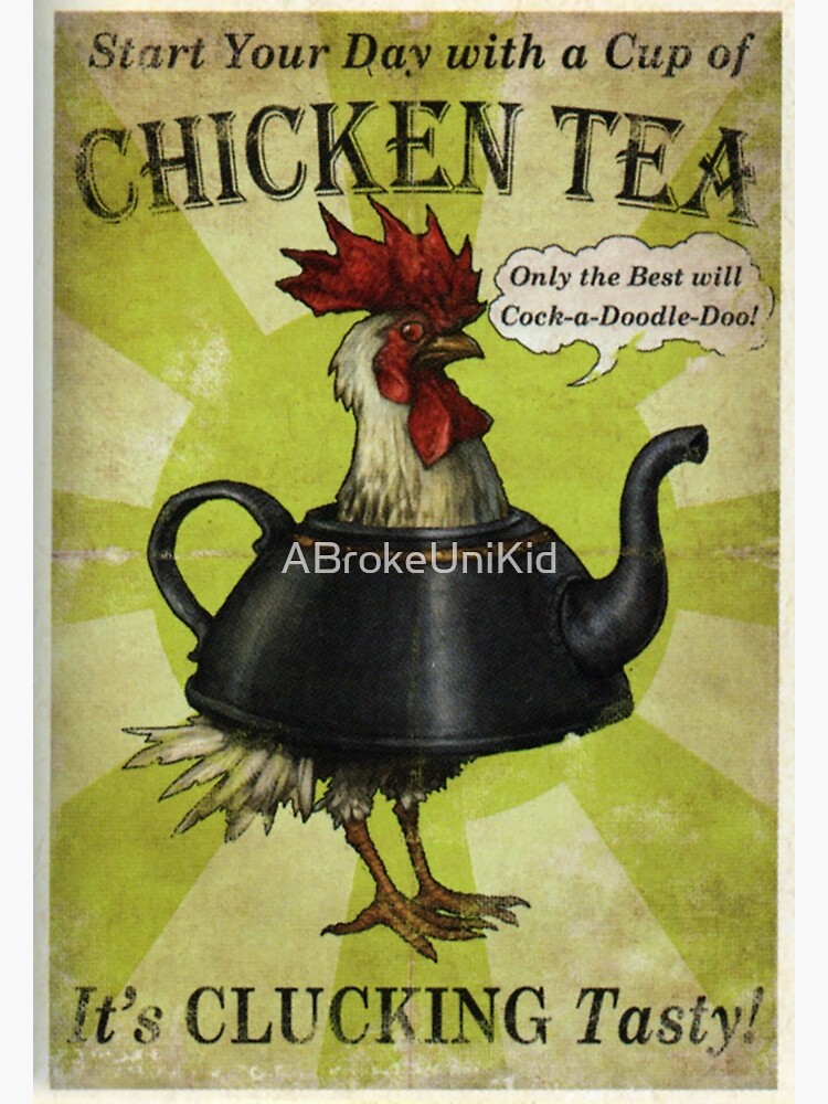 "Fable 3 Propaganda Poster - chicken tea" Art Print for Sale by ...