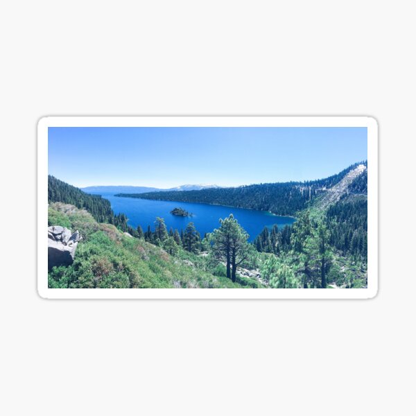 "Emerald Bay - Lake Tahoe" Sticker by themayyoung | Redbubble