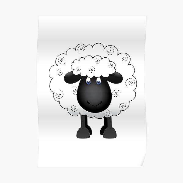 "Shelby the sheep" Poster by Running-Duck | Redbubble