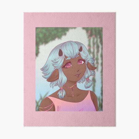 "Cute Satyr Girl" Art Board Print by HonehBurr | Redbubble