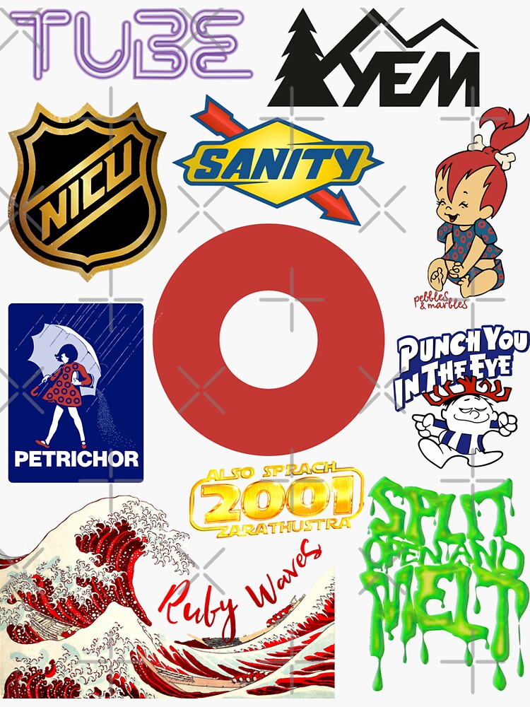 "phish sticker sheet" Sticker for Sale by AllyFlorida | Redbubble