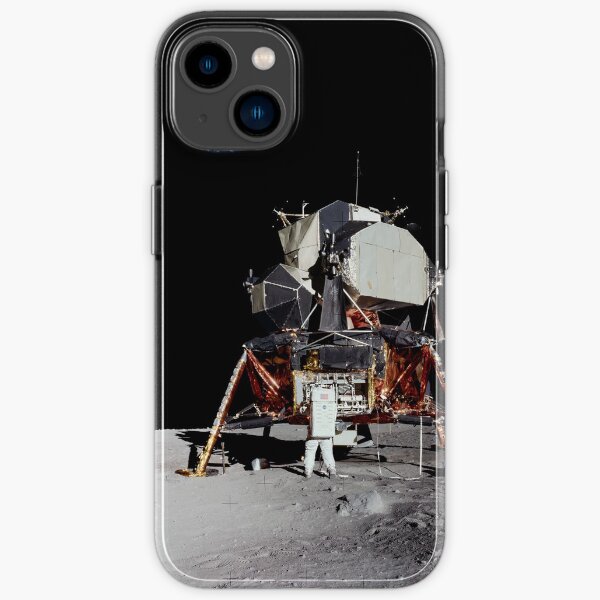 "Aldrin and Apollo 11 Lunar Module Eagle" iPhone Case for Sale by ...