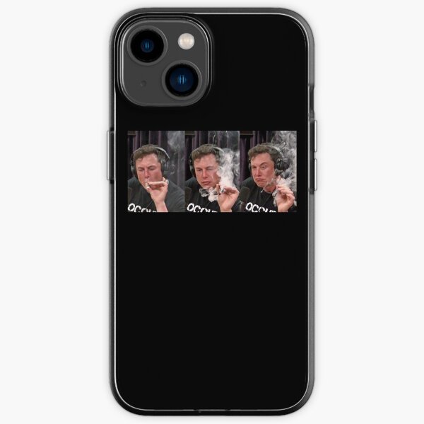 "Elon Musk Smoking Weed On Joe Rogan Experience Picture" iPhone Case ...