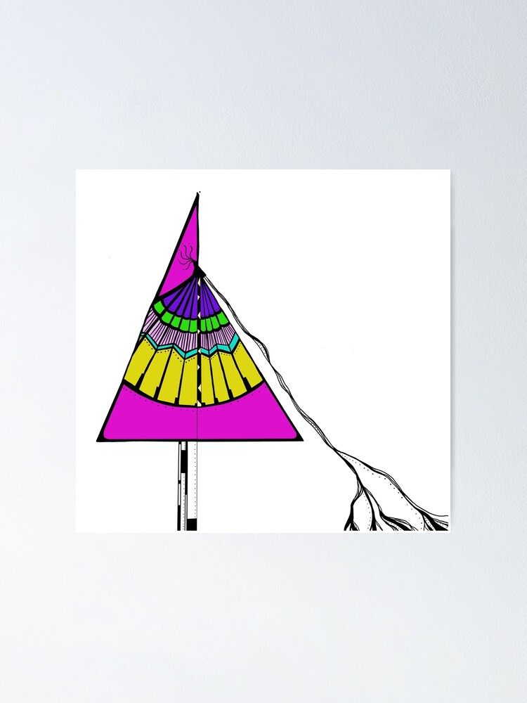 "Colourful Tipi" Poster by FranCunningham | Redbubble