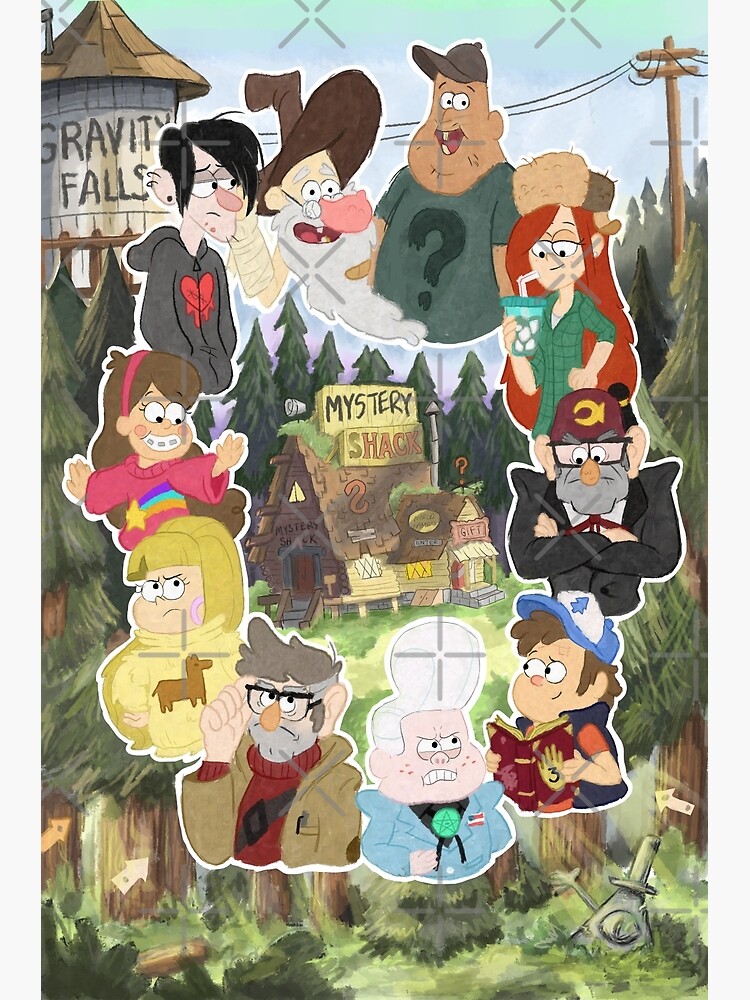Gravity Falls Premium Matte Vertical Poster