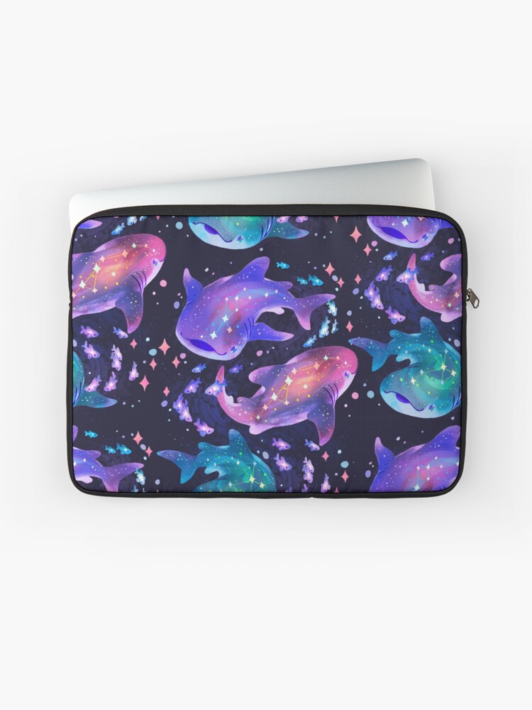 "Cosmic Whale Shark" Laptop Sleeve for Sale by Requinoesis | Redbubble