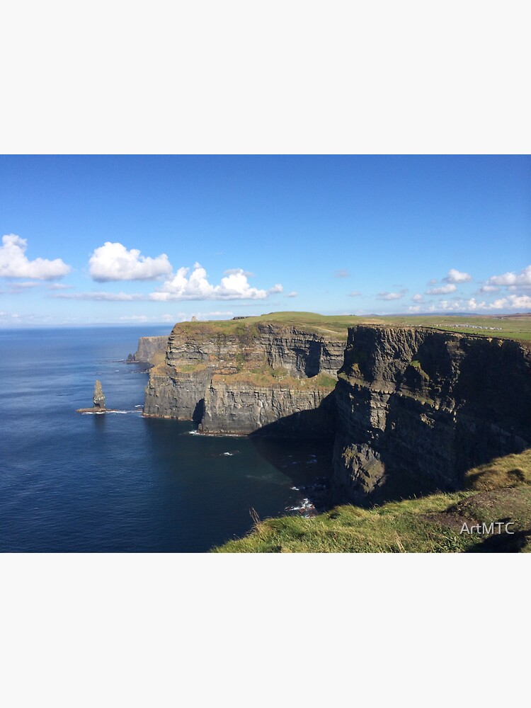 "The Cliffs of Moher" Sticker by ArtMTC | Redbubble
