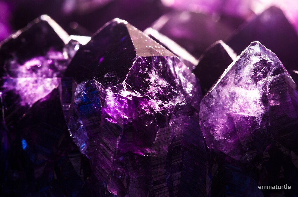 "Amethyst crystal geode" by emmaturtle | Redbubble