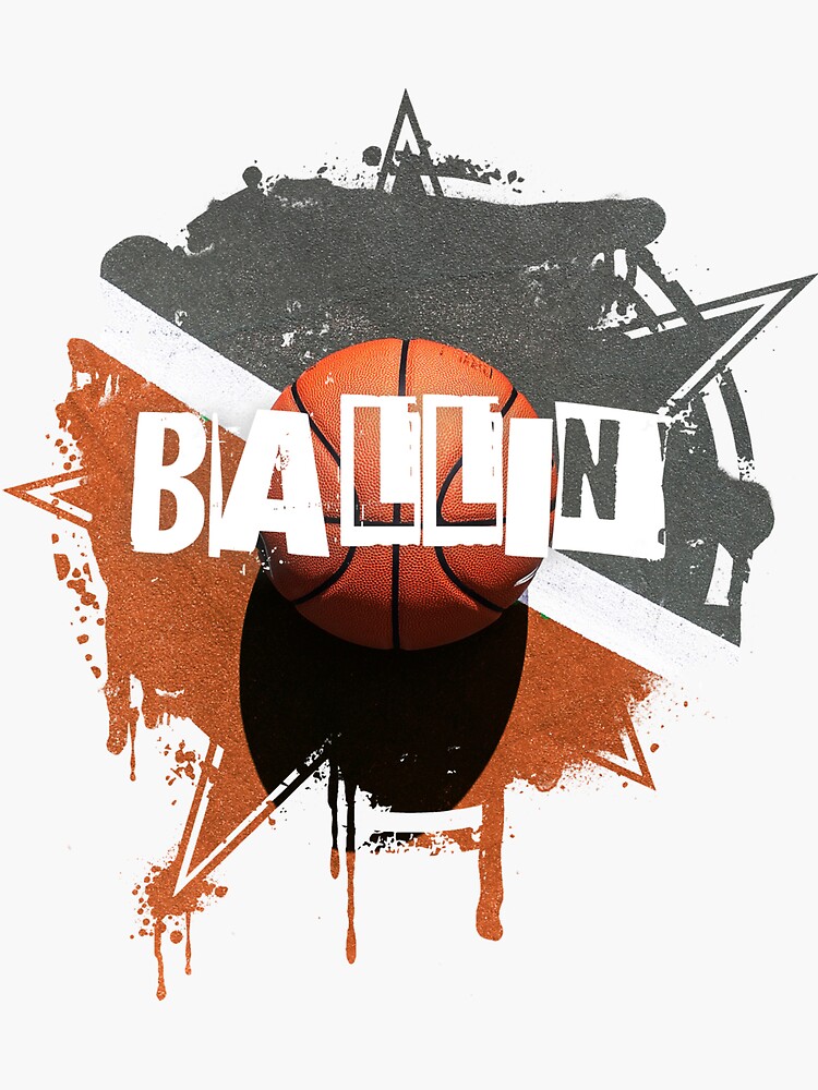 "BALLIN" Sticker by asymmetrickid | Redbubble