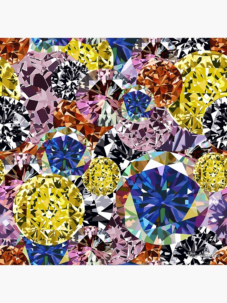 "Diamond collage" Poster for Sale by lizs-lemons | Redbubble