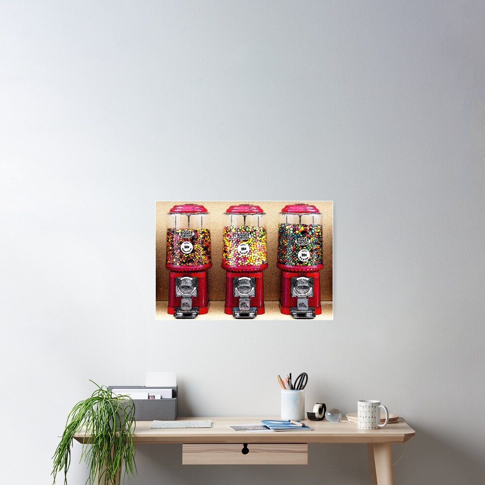 "Gumball Machines" Poster for Sale by wingsdomain | Redbubble