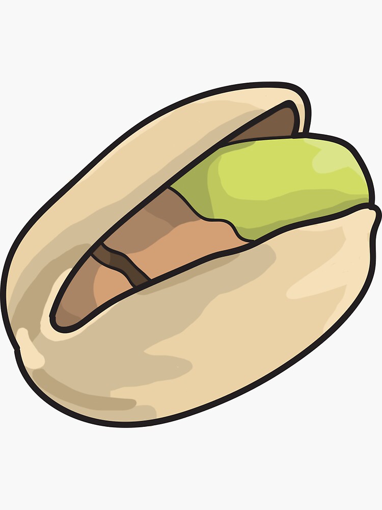 "The Pistachio" Sticker for Sale by mgollan | Redbubble
