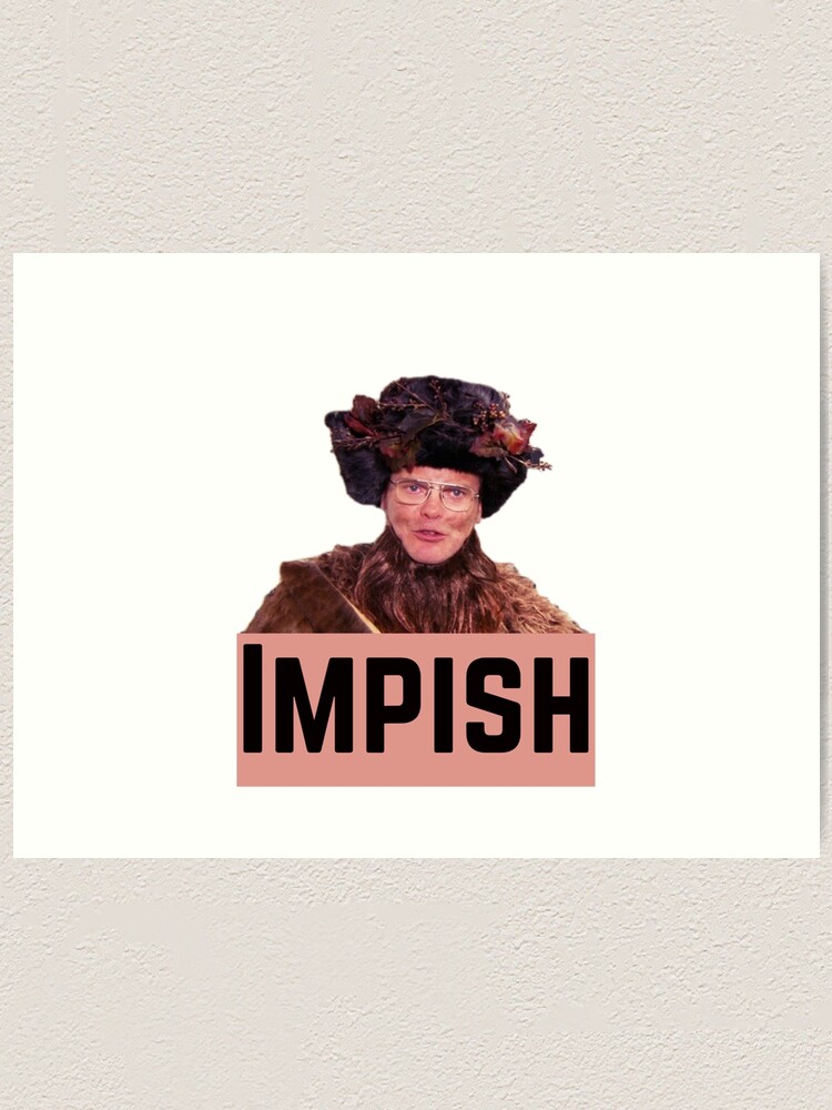 "The office, Dwight Schrute, Impish" Art Print for Sale by avit1 ...