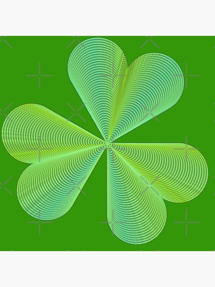 "Clover shape" Poster for Sale by Jicha | Redbubble