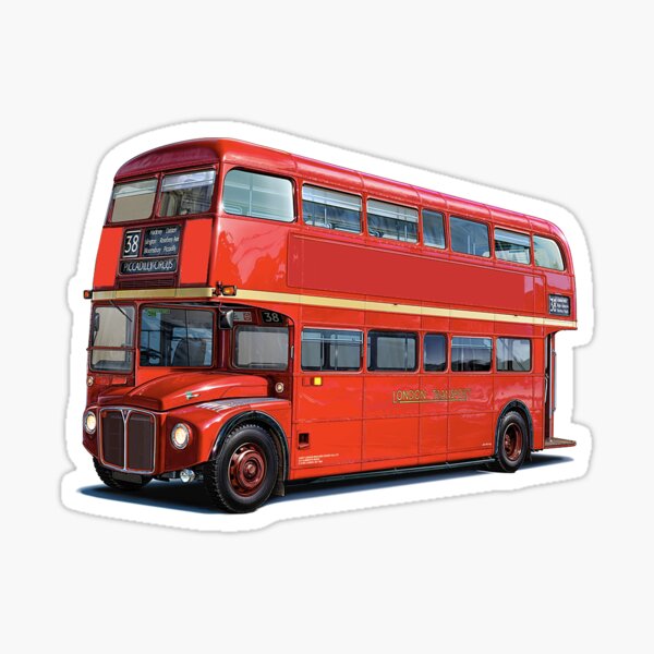 "London Bus " Sticker for Sale by stuartk | Redbubble