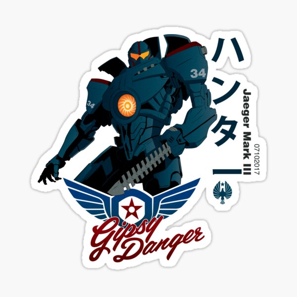 Gipsy Danger Stickers | Redbubble