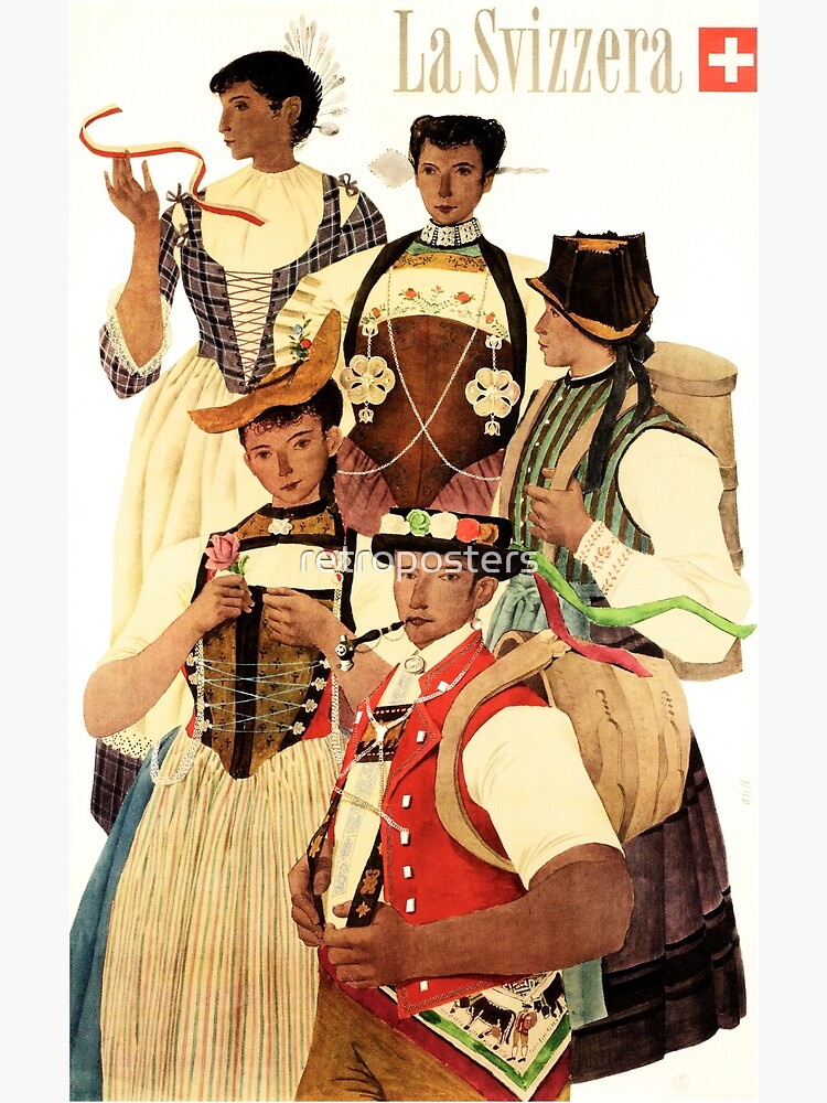 "La Svizzera Swiss Musical Theatre Performances Cutural Vintage Travel ...