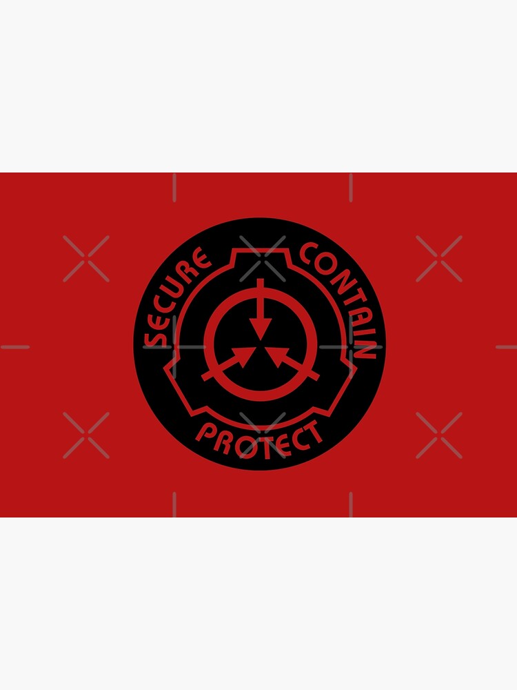 "Secure Contain Protect SCP Foundation Emblem" Bath Mat for Sale by ...