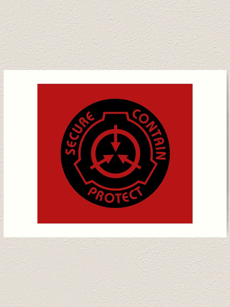 "Secure Contain Protect SCP Foundation Emblem" Art Print by ...