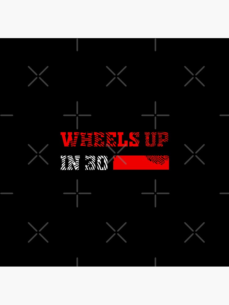 "Wheels Up" Sticker for Sale by enami | Redbubble