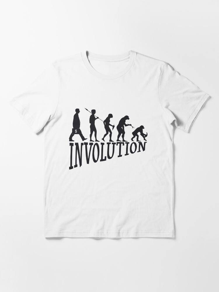 "INVOLUTION" T-shirt for Sale by faunomanchego | Redbubble | evolution ...