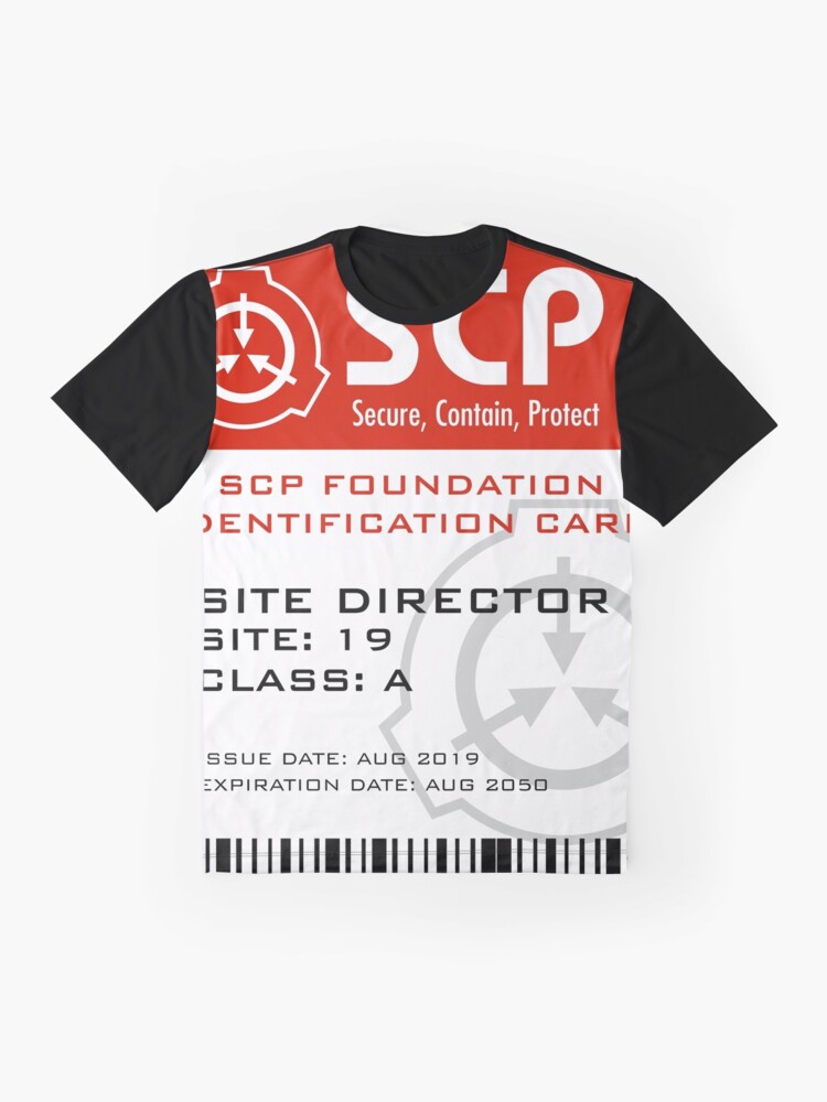 "SCP Foundation Site Director Badge " T-shirt by opalskystudio | Redbubble