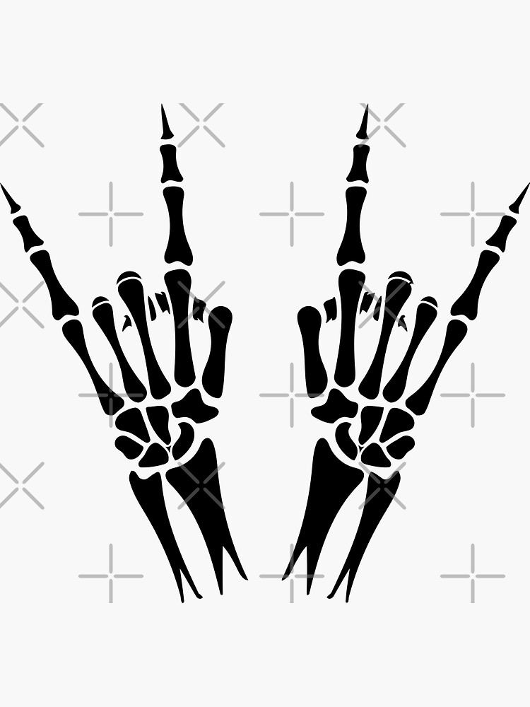 "Cool Hands" Sticker for Sale by Kowalski71 | Redbubble