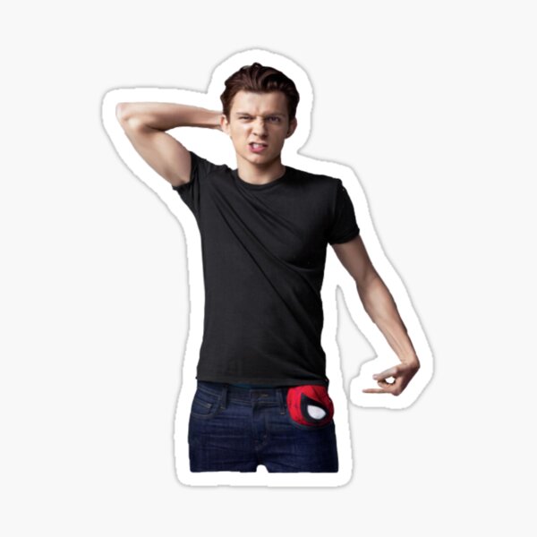 "tom holland" Sticker for Sale by Cdchikhani | Redbubble