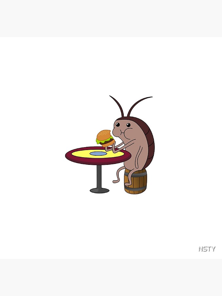 Cojín «Spongebob Squarepants Cockroach burger» de NSTY | Redbubble