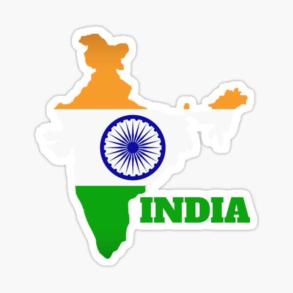 "India map, Indian " Sticker for Sale by marosharaf | Redbubble