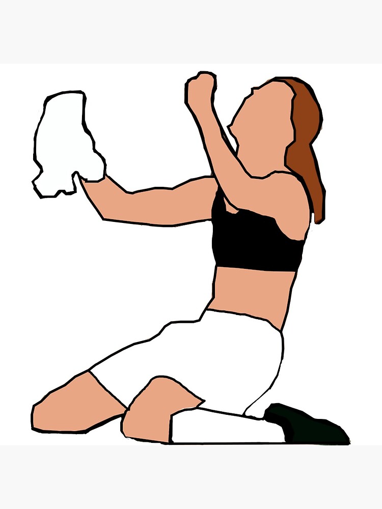 "Brandi Chastain Cartoon" Poster by emilywerfel | Redbubble