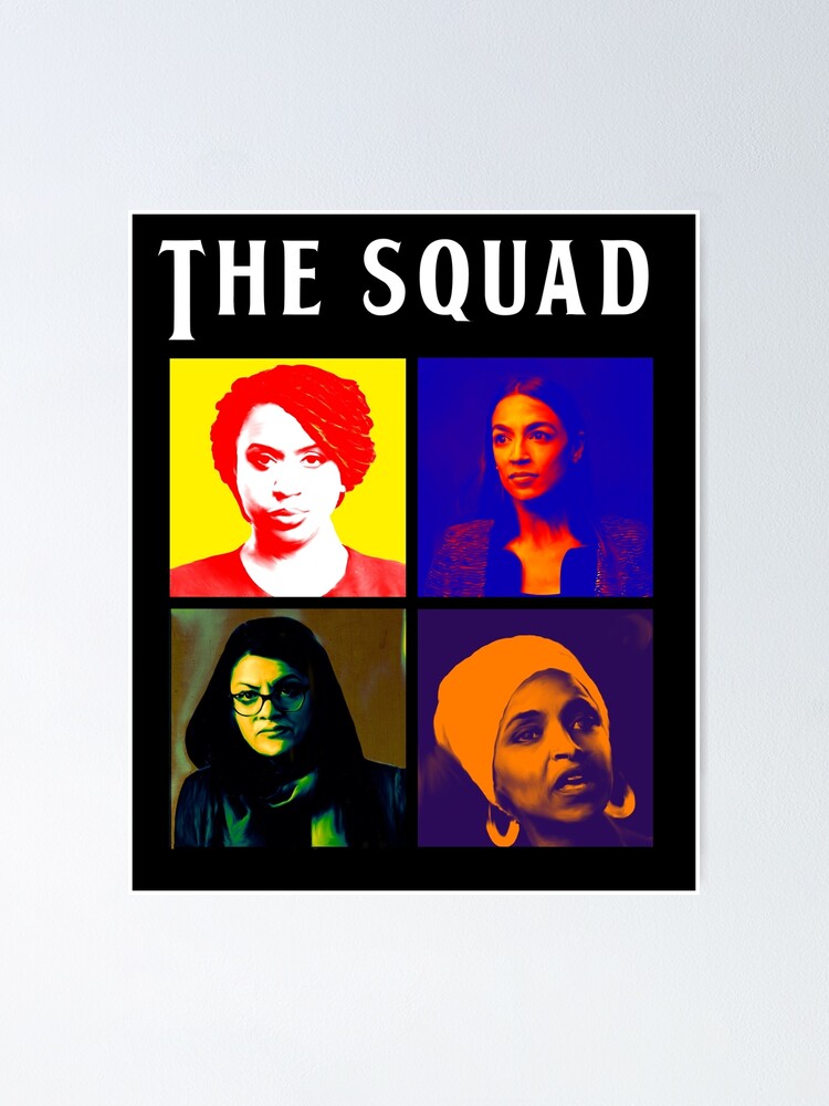 "The Squad" Poster for Sale by nerd-girl-art | Redbubble