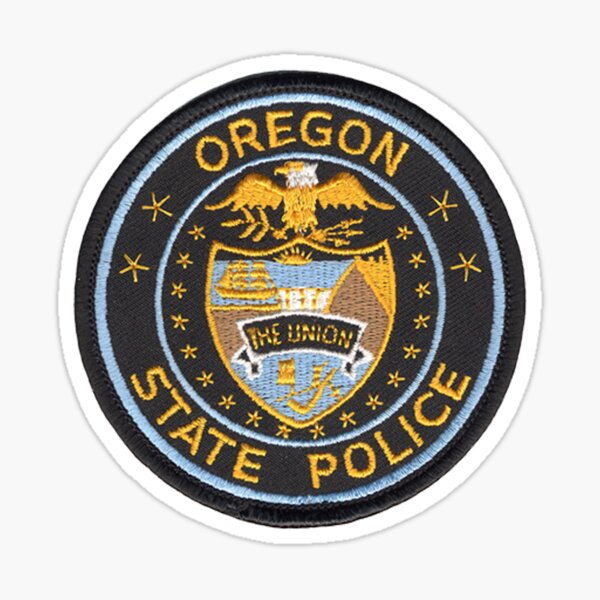 "Oregon State Police" Sticker for Sale by lawrencebaird | Redbubble