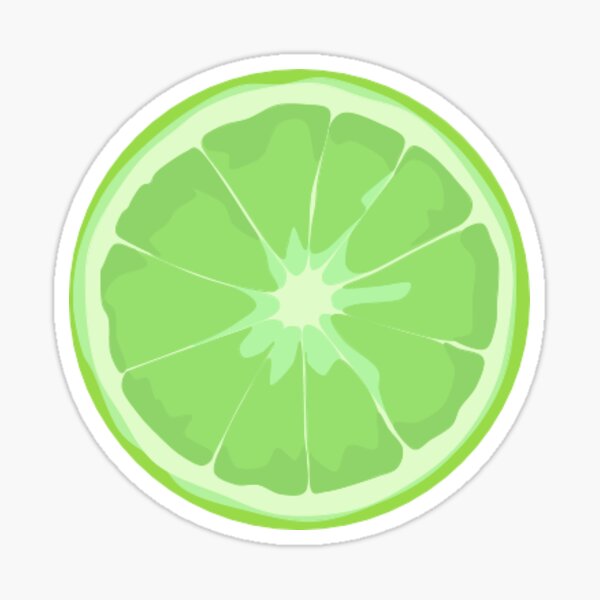 "Mini Lime Slice" Sticker for Sale by SaraPrints | Redbubble