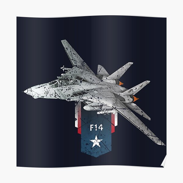 "F-14 Tomcat Fighter Aircraft USAF" Poster by quark | Redbubble