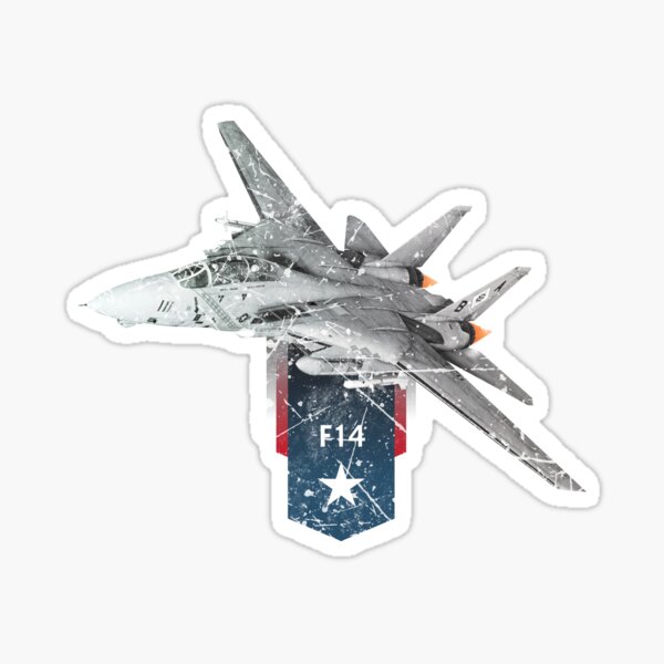 "F-14 Tomcat Fighter Aircraft USAF" Sticker for Sale by quark | Redbubble