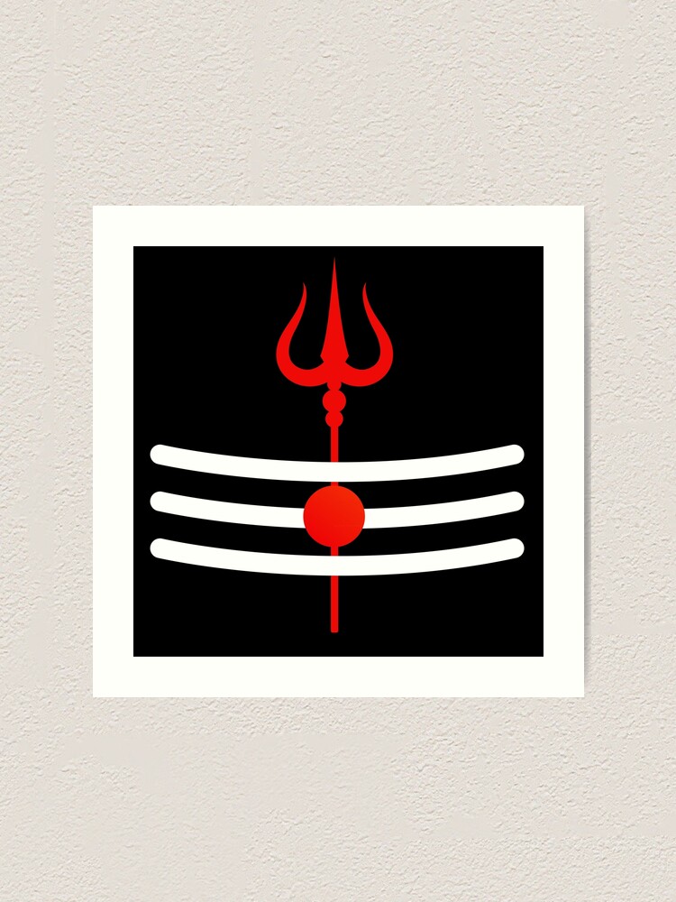 "Shiva Trishul" Art Print by trippyelf | Redbubble