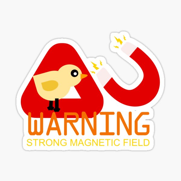 "Chick Magnet" Sticker by T-Shaped | Redbubble