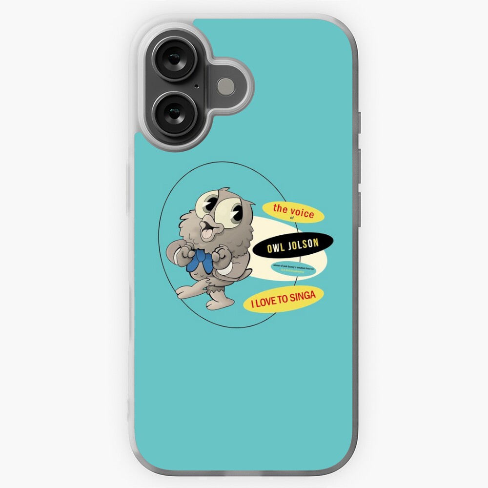 "Owl Jolson: I Love to Singa" Sticker for Sale by mouseketeer | Redbubble