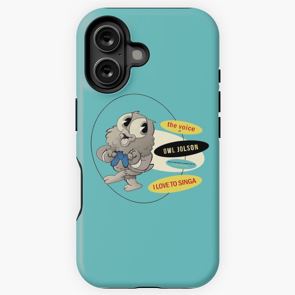 "Owl Jolson: I Love to Singa" Sticker for Sale by mouseketeer | Redbubble