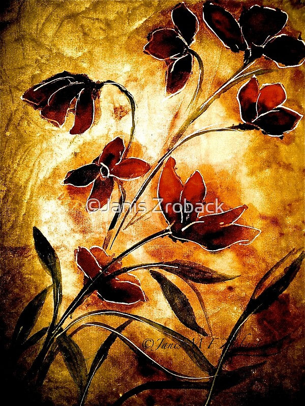 "The Poppy Journals...Fabric...." by ©Janis Zroback | Redbubble