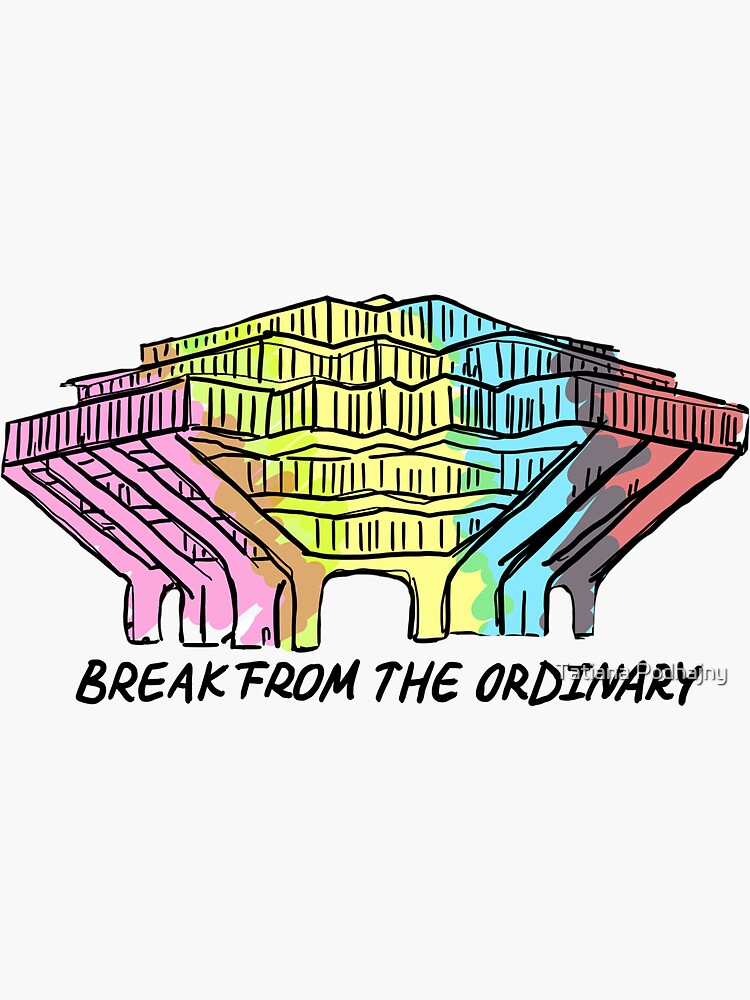 "Geisel Library" Sticker for Sale by TatianaPodhajny | Redbubble