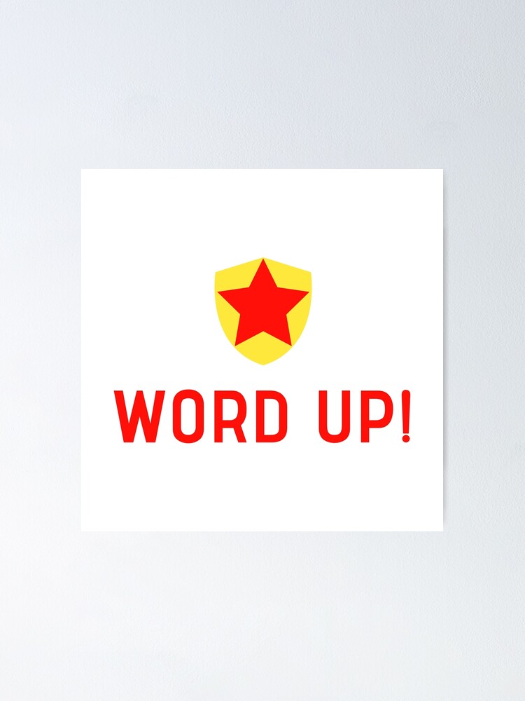 "Word Up WordGirl PBS Kids Superhero" Poster by roselia | Redbubble