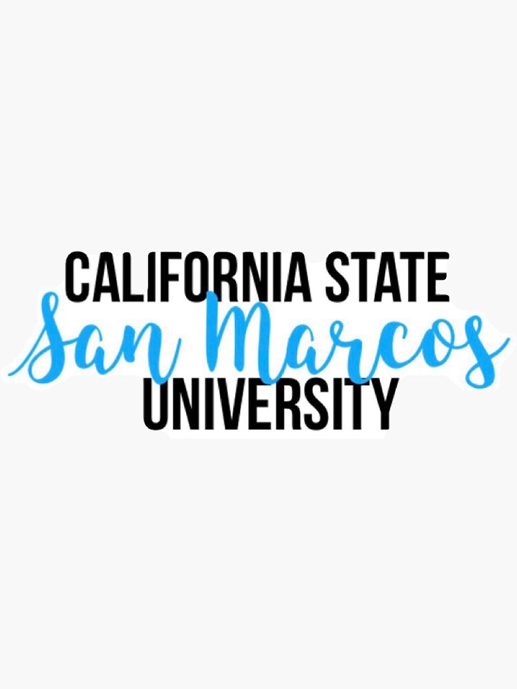 "CSUSM " Sticker by JessicaCain | Redbubble
